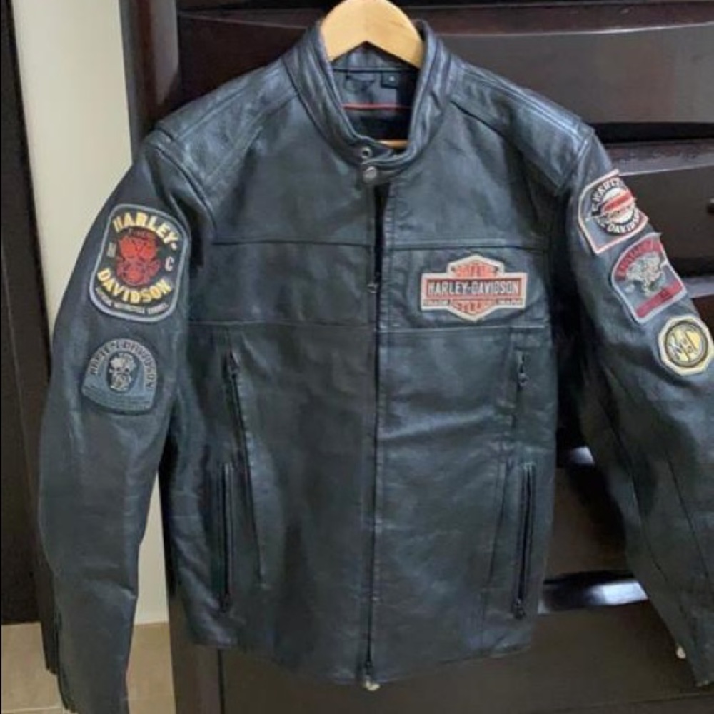 Harley Davidson Leather Riding Jacket - Gem